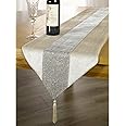 Emma Barclay Eclat - Diamante Table Runner in Mink - 13x72 (33x183cm ...