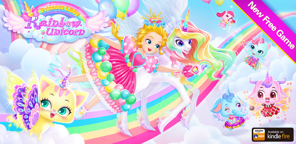 Princess Libby Rainbow Unicorn : Amazon.fr: Applis et Jeux