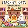 Spooky Cozy: Cute & Simple Coloring Book for Adults and Teens Featuring ...
