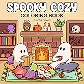 Spooky Corner: Coloring Book for Adults and Teens Featuring Hygge ...