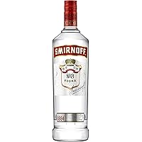 Smirnoff No. 21 Vodka, Red Label, World's number 1 vodka, 37.5 % Vol ...