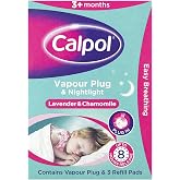 Calpol Vapour Plug Refills XL 10 Count (Pack of 1), Lavender ...