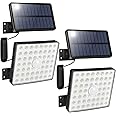 Tailcas Solar Security Lights Outdoor Motion Sensor, [4Modes/54LED ...