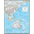 National Geographic: Asia-Pacific Wall Map - 20 x 26 inches - Paper ...