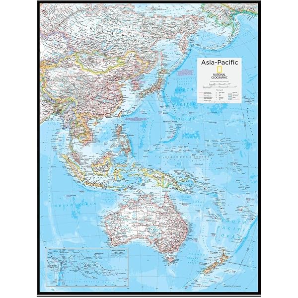 Map Of Ontario Wall Maps - Australasia And Pacific Political Wall Map ...
