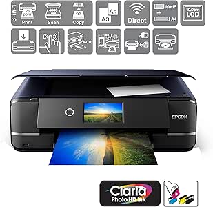 Epson Expression Photo XP-970 Print/Scan/Copy Wi-Fi Printer, Black ...