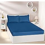 Amazon Brand - Solimo Floral Splash 144 TC 100% Cotton Double Bedsheet ...