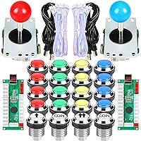 2 Player Arcade Contest DIY Kits USB Encoder To PC Joystick + 8 Ways ...