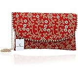Kuber Industries Women's Handcrafted Embroidered Clutch Bag|Purse ...
