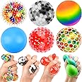 Pipihome 6 Pack Stress Balls for Adults, Fidget Toys for Kids Stress ...