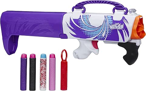 Nerf Rebelle Secret Shot Purple Blaster: Amazon.co.uk: Toys & Games