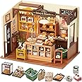 Buy Rolife DIY Miniature Doll House Kit, Build Becka's Bakery Diorama ...
