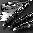 KERIFI Silber Chrom Marker Dauerhaft Kunst Flüssig-Chrom-Marker-Set ...