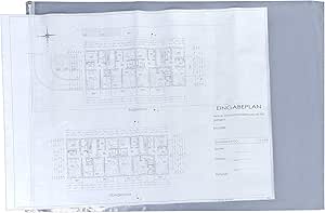 Blueprint sleeves Böck KG A1 640 x 900 mm 10-pack protective blueprint ...