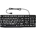 Geemarc USB Plug & Play Large Letter Wired Keyboard with Big White ...