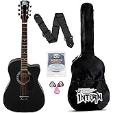 Intern INT-38C Right hand Acoustic Guitar Kit, With Bag, Strings, Pick ...