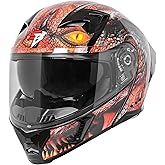 Steelbird SBA-20 Draco Bluetooth ISI Certified Full Face Helmet for Men ...