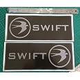 SWIFT CARAVAN MOTORHOME RECTANGLE HANDED PRINTED STICKERS X2 COVER HIDE ...