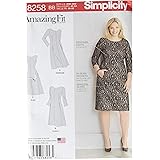 Simplicity Pattern 8186 Misses' Dottie Angel Frock: Wrap & Slip Dress ...
