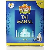 Brooke Bond Taj Mahal Tea Bags 100 pcs, Rich and Flavourful Chai ...