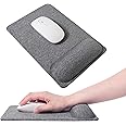SenseAGE Mouse Mat with Wrist Support, Enlarge Mouse Pad with Wrist ...
