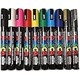 Posca Colouring - PC-5M - Pack of 10 Colours : Amazon.co.uk: Home & Kitchen