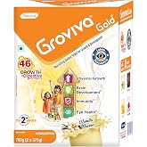 Groviva Gold Milk Protein Powder for Kids | 2-6 Years | 400g Vanilla ...