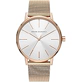 Armani Exchange Analog Silver Dial Women's Stainless Steel Watch-Ax5901 ...