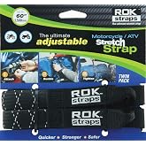 ROK Straps Motorcycle Adjustable Luggage Strap 25mm - 18"- 60" (Twin ...