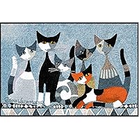 Amazon.de: Salonloewe Rosina Wachtmeister Siamo in sei Fußmatte 50x75 cm Schmutzfangmatte ...