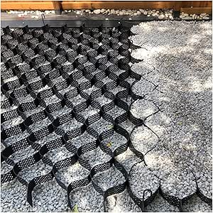 Kiesgitter Kiesmatten Bodenwabe 2" Dicke Boden-Geo-Gitter, Wabengitter ...