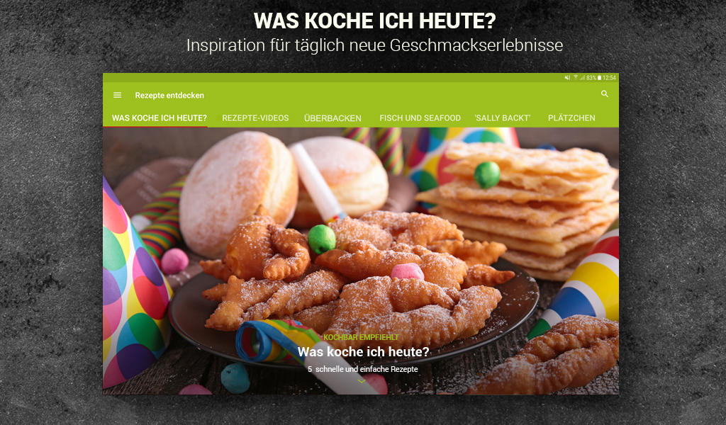 kochbar: Rezepte zum Kochen und Backen für jeden Tag: Amazon.de: Apps ...