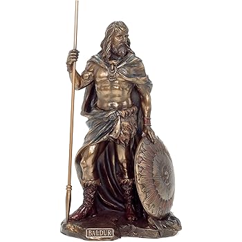 Amazon.de: Balder germanischer Gott der Schönheit Figur bronziert