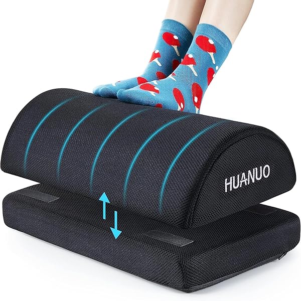 Adjustable Footrest With Heat Heated Foot Rest For Under Desk – 8 Heat ...