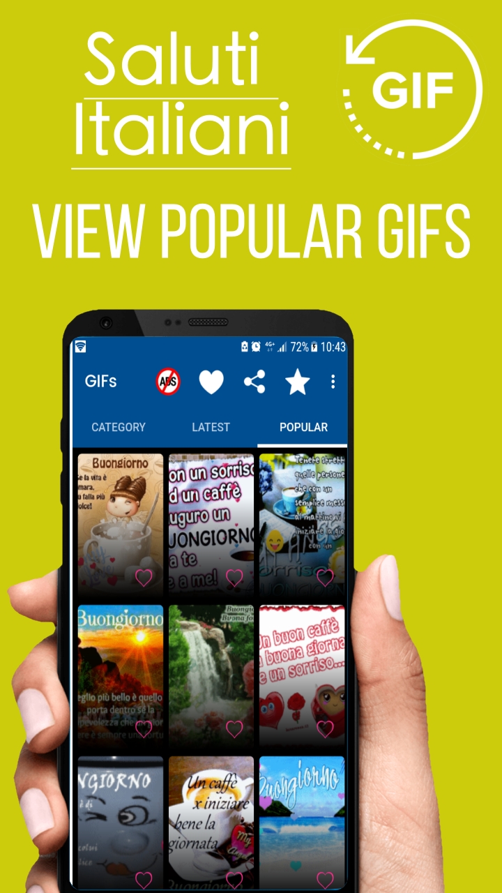 Immagini di gif di buongiorno italiano : Amazon.it: App e Giochi