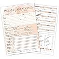 Massage Client Record Card - Treatment Consultation Form for Mobile ...
