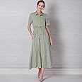 New Look Sewing Pattern N6651 Misses' Button Front Dress with Elastic ...