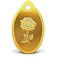 MMTC-PAMP 24k (999.9) Rose 2 gm Yellow Gold Pendant : Amazon.in: Jewellery