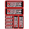 1 Sheet NOS N.O.S. Gas Red Sticker Motorsport Motocross Car Tuning Film ...
