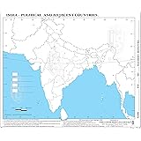 Buy SMALL OUTLINE PRACTICE MAP OF INDIA Political Book Online at Low ...