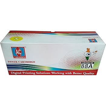 HP 88A Black Laserjet Toner Cartridge CC388A: Amazon.in: Computers ...