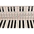 Piano and Keyboard Note Chart, Use Behind the Keys, Ideal Visual Tool ...