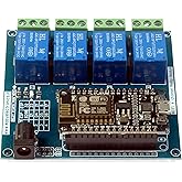 Easy Electronics ESP32 Based 4-Channel Relay Board Micro Controller Board Electronic (WiFi ...