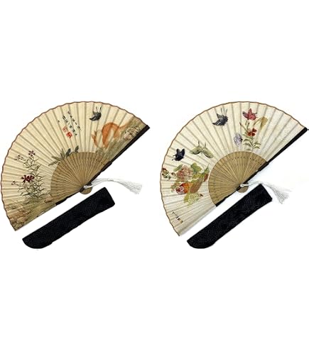 Spanish Fan Sofia Spanish Hand Fan - 23cm Wood & Cotton Traditional Fan ...
