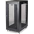 StarTech.com 19" 24U Server Rack Cabinet - 4-Post Adjustable Depth 2 to 30" Network Equipment ...