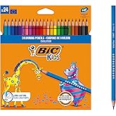 BIC Kids Evolution Coloured Pencils, Vivid Colouring Pencils, Easy to Sharpen, Extra Resistant ...