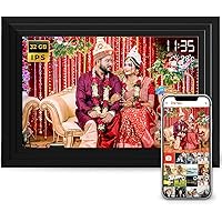 Buy Frameo 10.1 Inch WiFi Digital Photo Frame, Built in 32GB Memory ...
