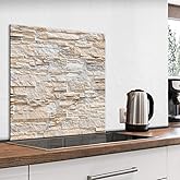 murando Glass Splashback for Kitchen Backsplash Cooker Protector ...