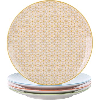 Nicola Spring Patterned Side, Dessert & Cake Plates - 6 Designs, 180mm ...