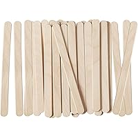 [200 Count] 4.5 Inch Wooden Multi-Purpose Popsicle Sticks for Crafts ...